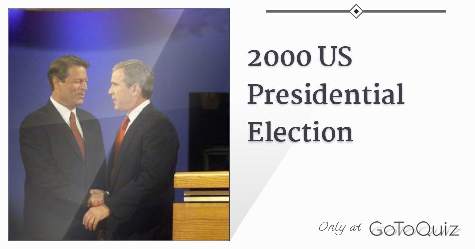 2000 US Presidential Election