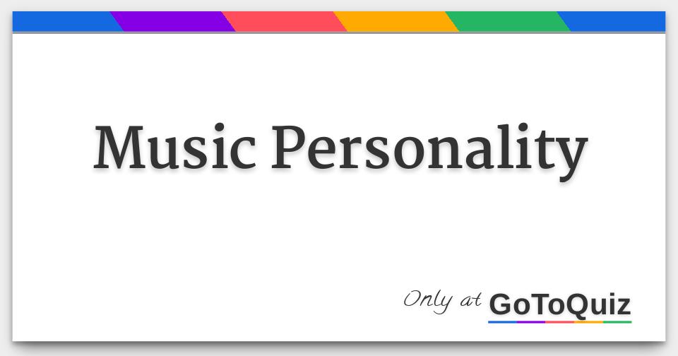 Music Personality