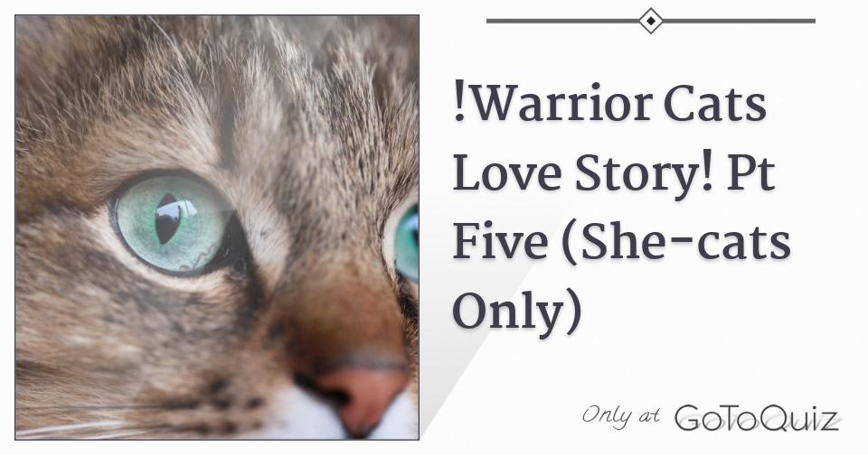 !Warrior Cats Love Story! Pt Five (She-cats Only)