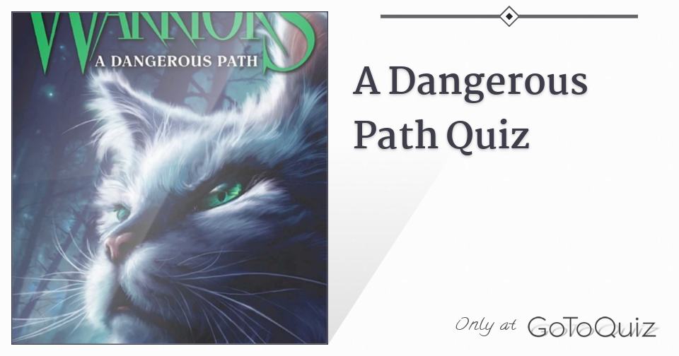 A Dangerous Path Quiz