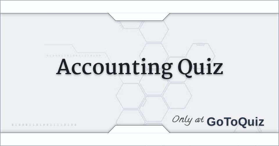 Accounting Quiz
