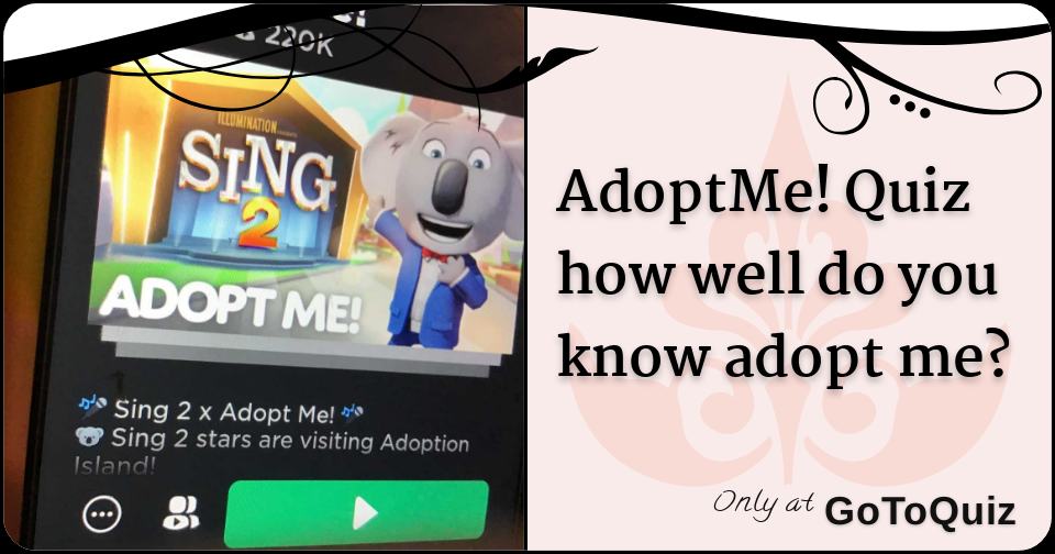 AdoptMe! Quiz how well do you know adopt me?