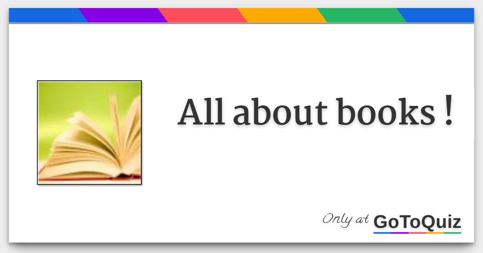 All about books