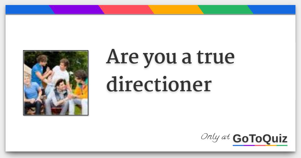 Are you a true directioner