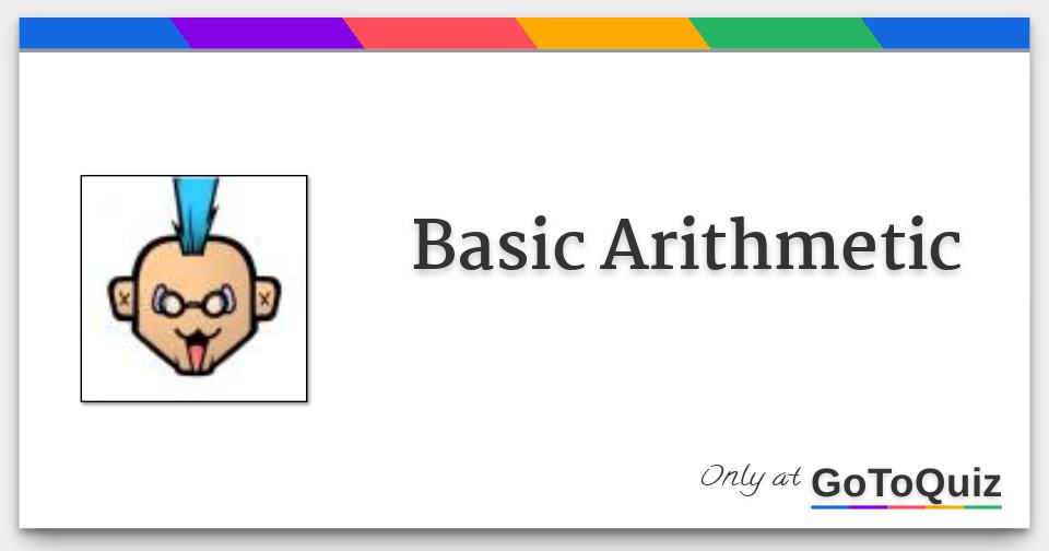 Basic Arithmetic