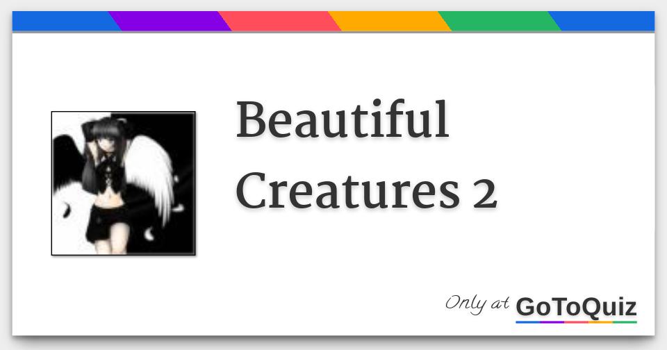 Beautiful Creatures 2