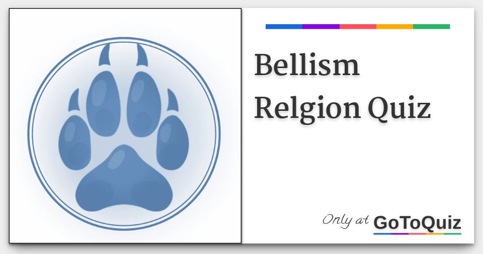 Bellism Relgion Quiz