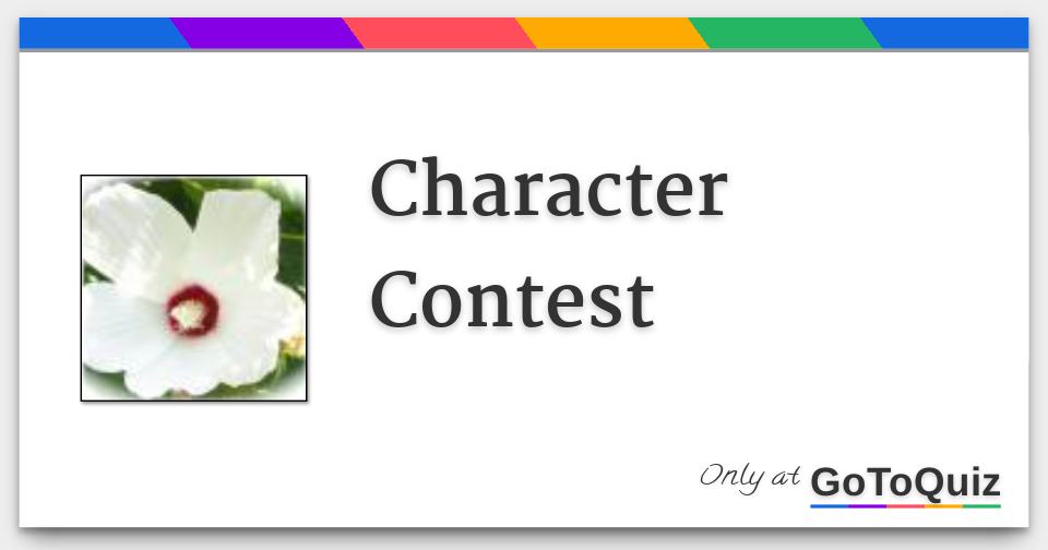 Character Contest