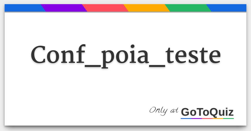Results: conf_poia_teste