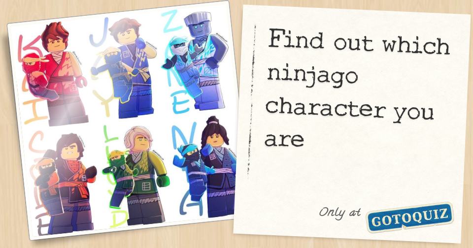 Which Ninjago Character Are You Quiz