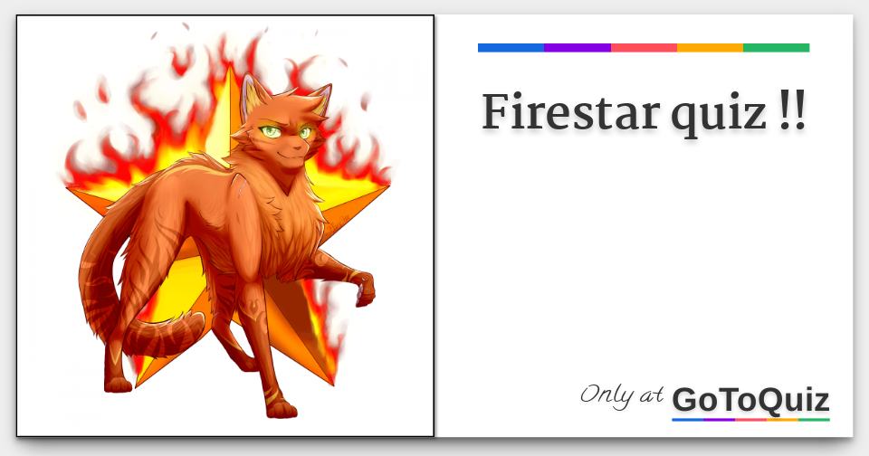 Firestar quiz