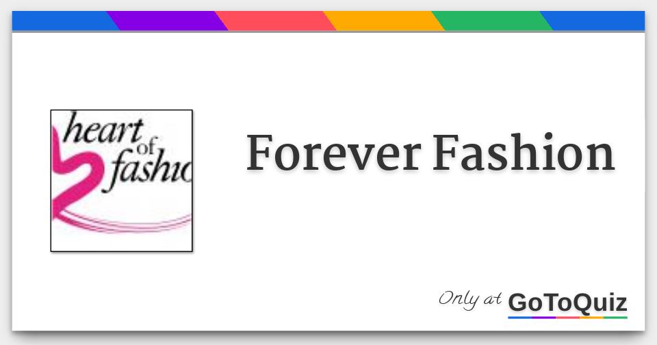 Forever Fashion