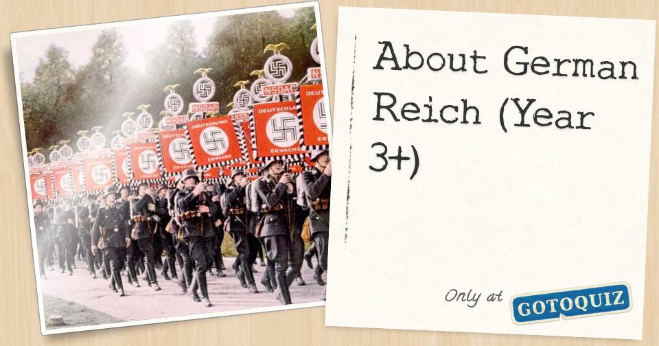 About German Reich (Year 3+)