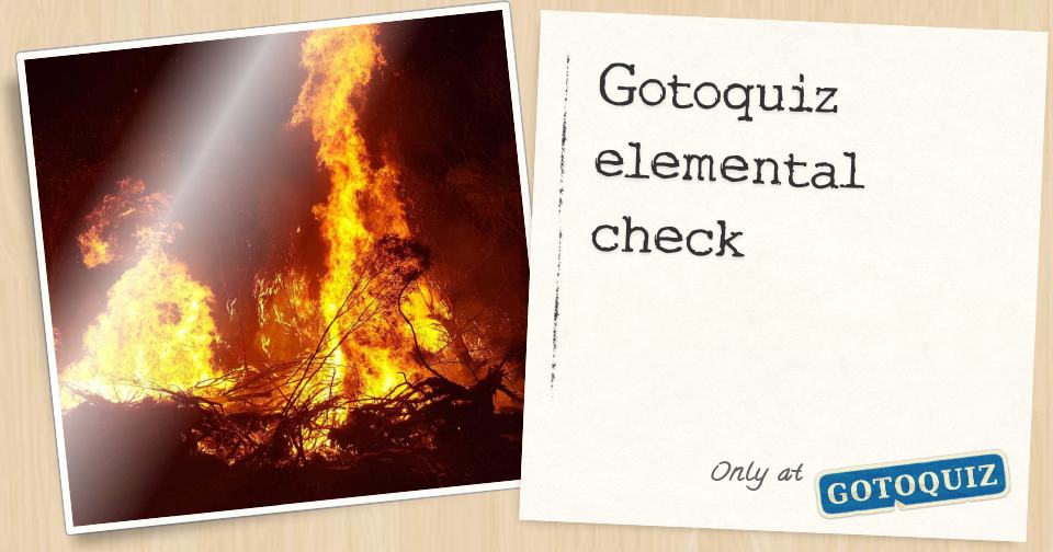 gotoquiz elemental check