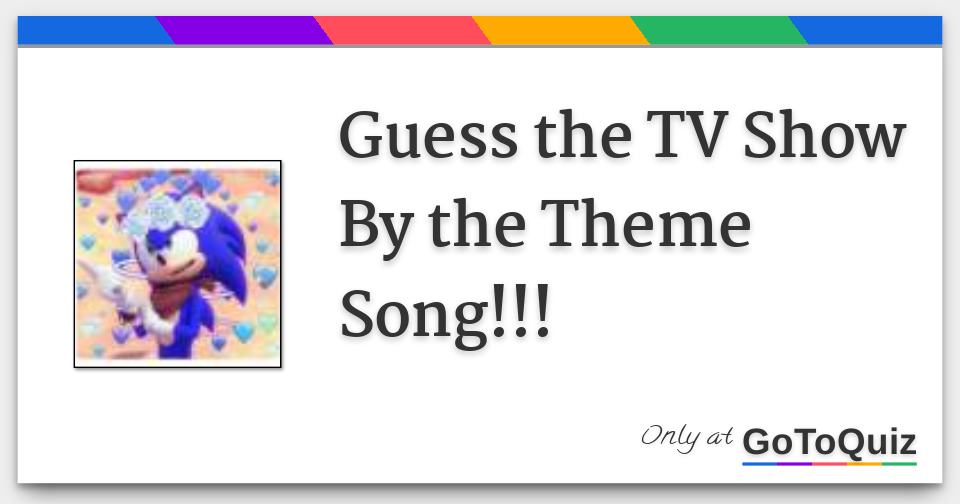 Tv Show Theme Song Guessing Game at Jenny Nichole blog