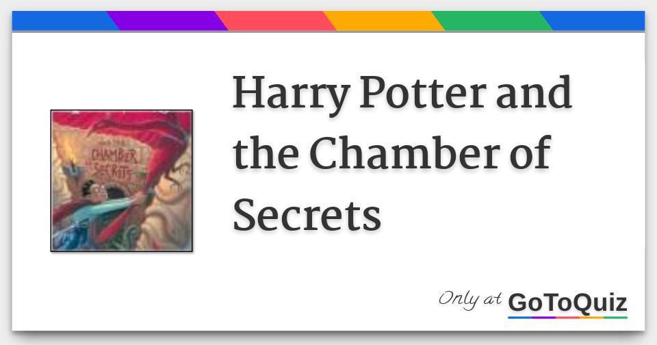 Harry Potter and the Chamber of Secrets