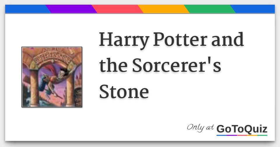 Harry Potter and the Sorcerer's Stone