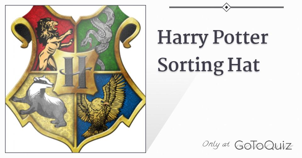 Harry Potter Sorting Hat