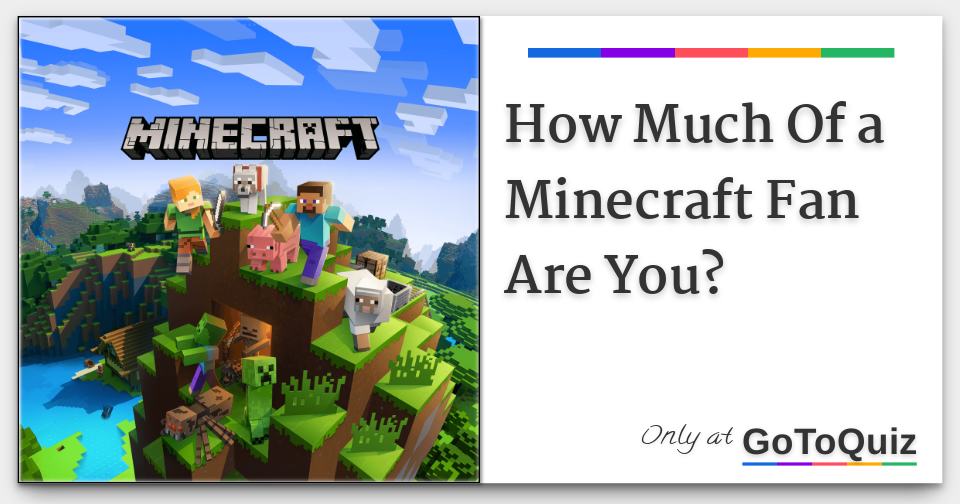 How Much Of a Minecraft Fan Are You?