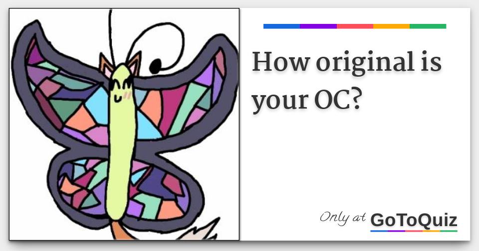 How original is your OC?