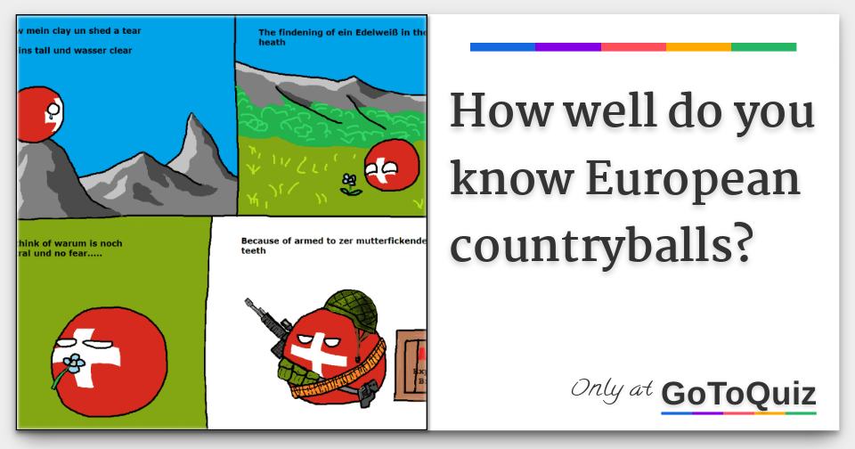 How well do you know European countryballs?