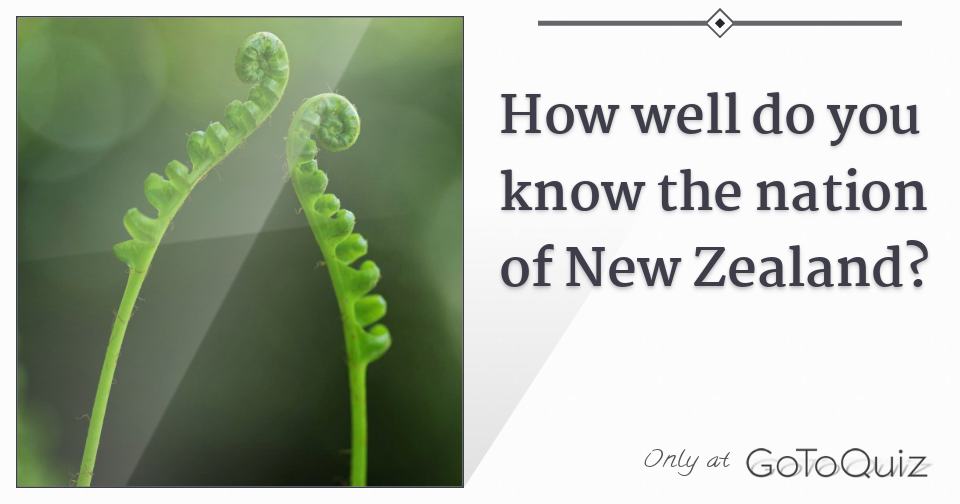 How well do you know the nation of New Zealand?