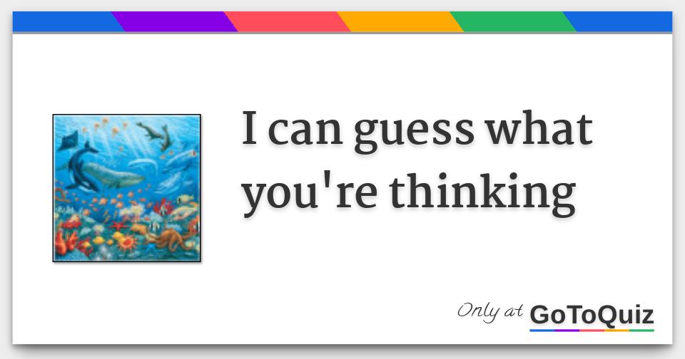 I can guess what you're thinking Comments, Page 1