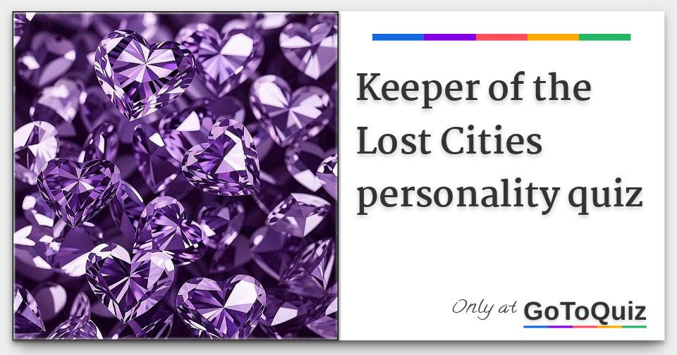 Keeper of the Lost Cities personality quiz