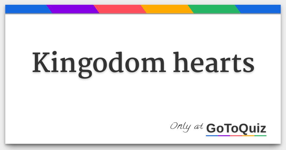 kingodom hearts