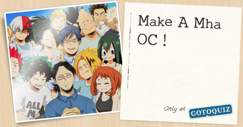 Make A Mha OC