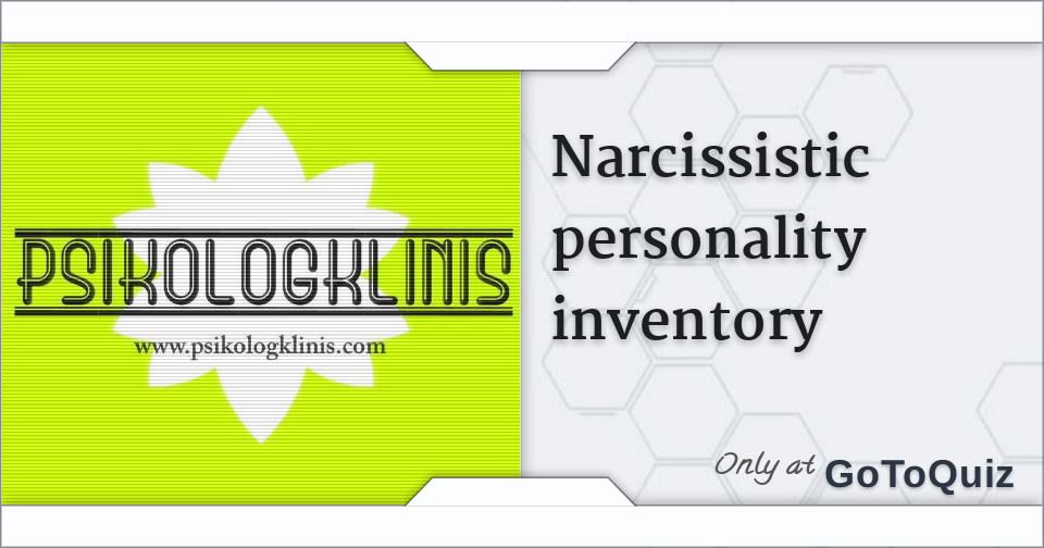narcissistic personality inventory
