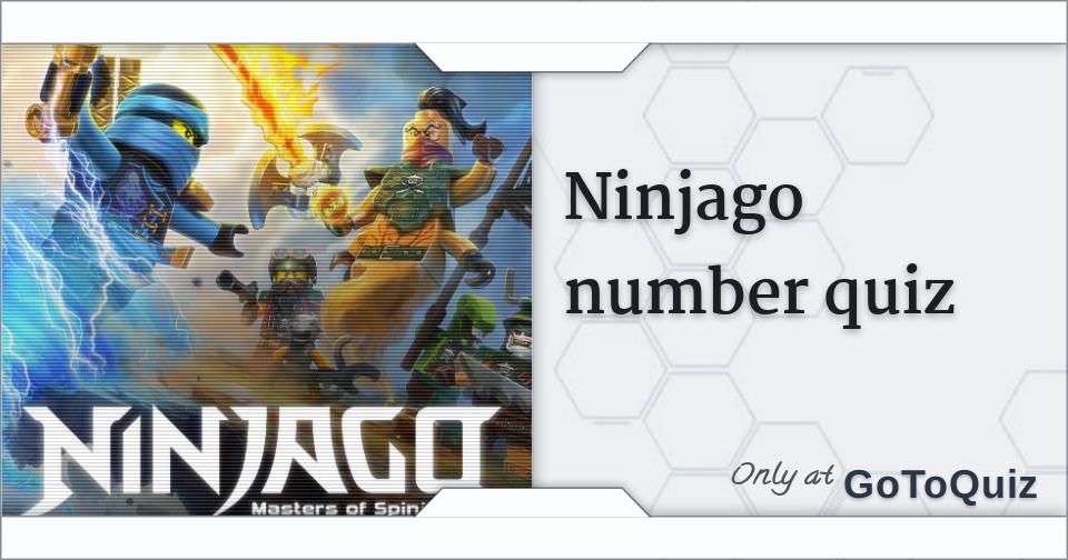 Ninjago number quiz