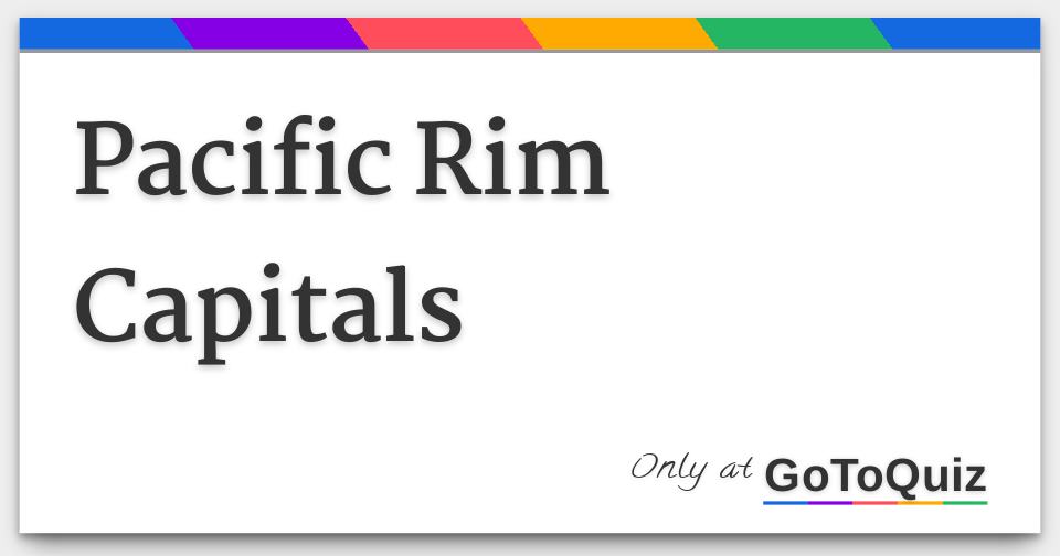 Pacific Rim Capitals