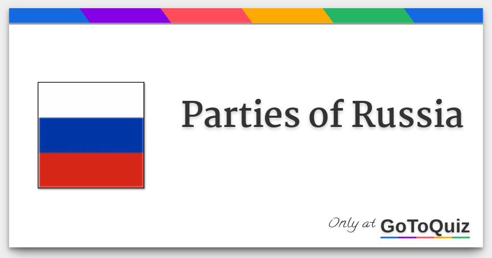 Parties of Russia