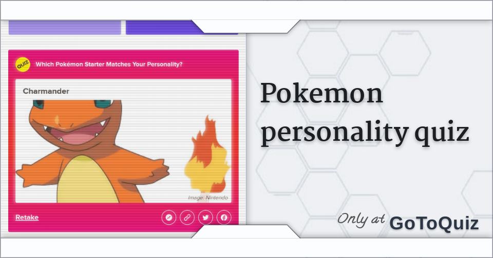 Pokemon personality quiz