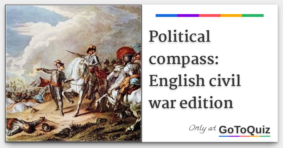 Political compass: English civil war edition