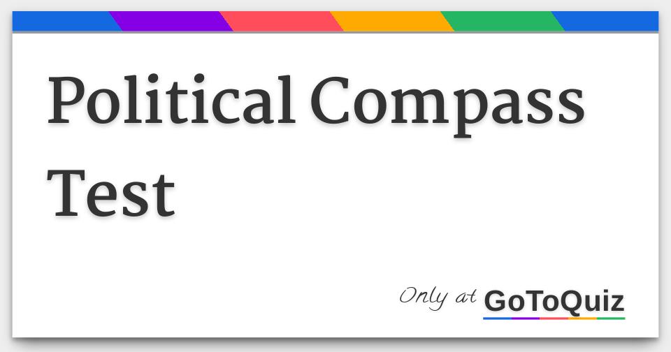Political Compass Test