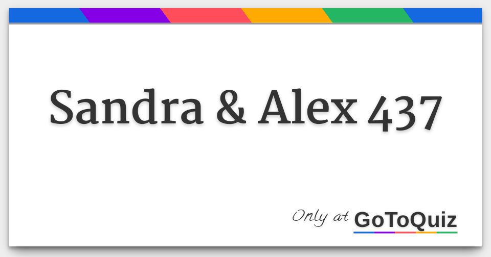 Sandra & Alex 437