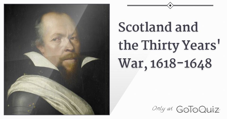 Scotland and the Thirty Years' War, 1618-1648