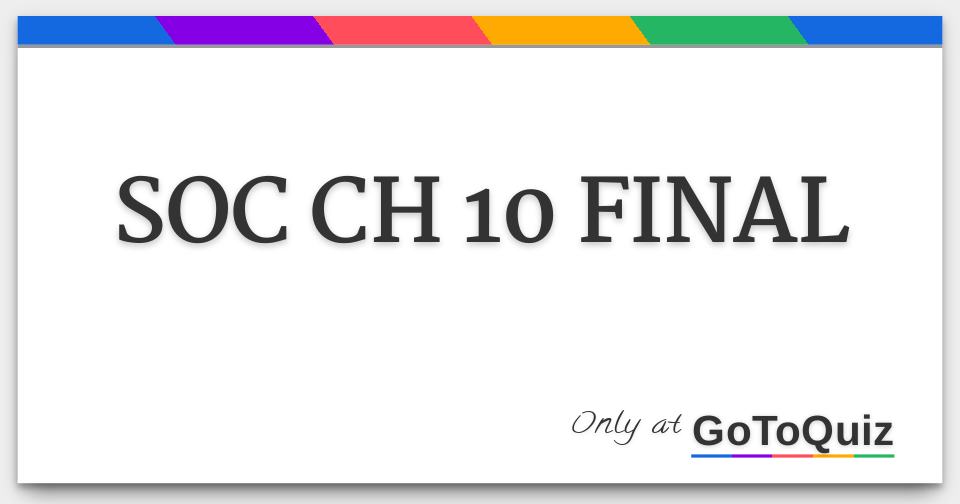 Social Science Practice Test