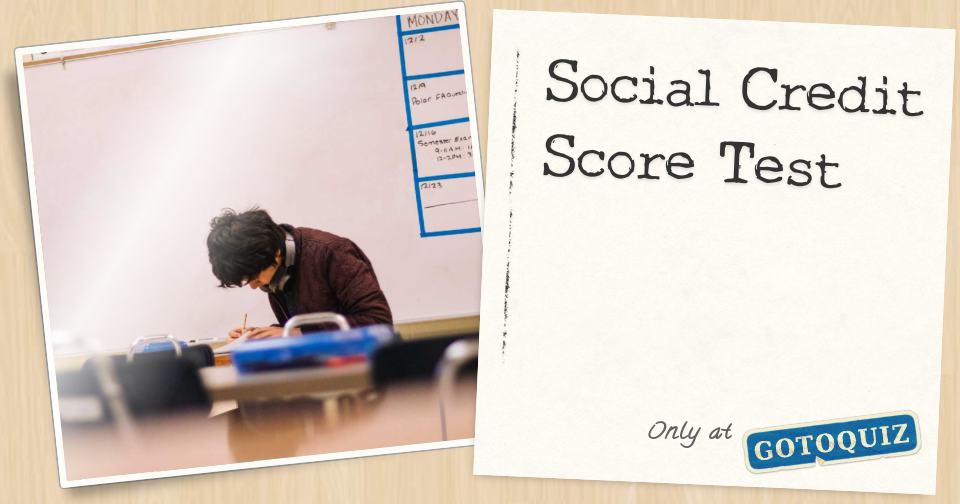 Social Credit Score Test
