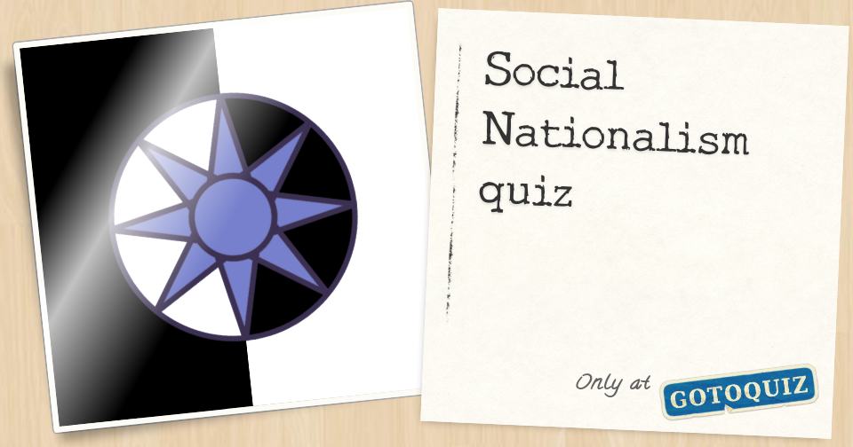 Social Nationalism quiz
