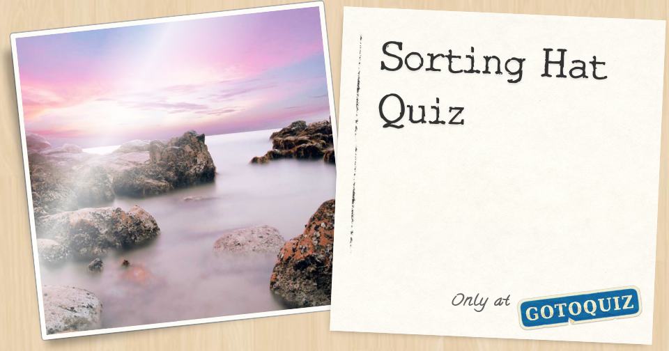 Sorting Hat Quiz