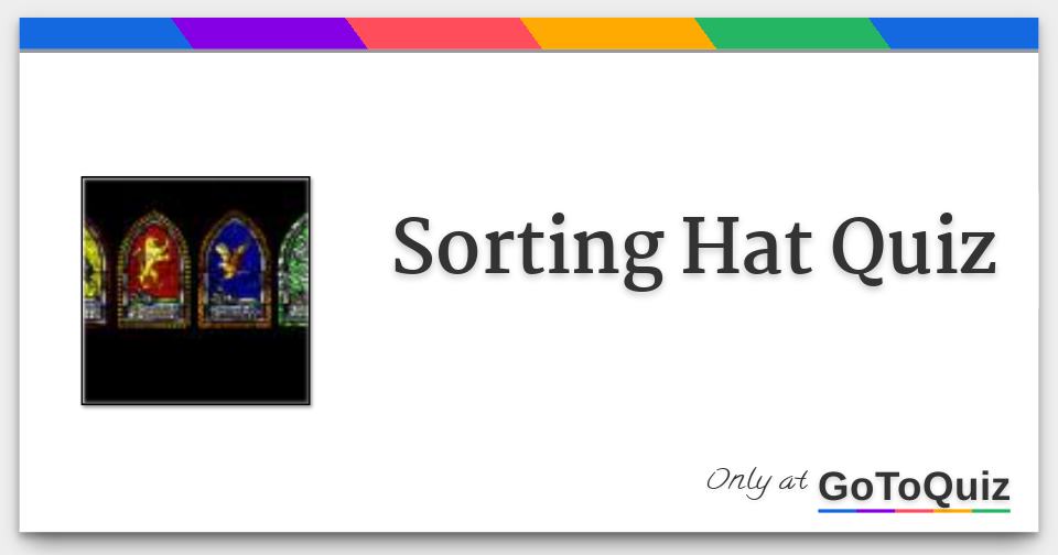 Sorting Hat Quiz