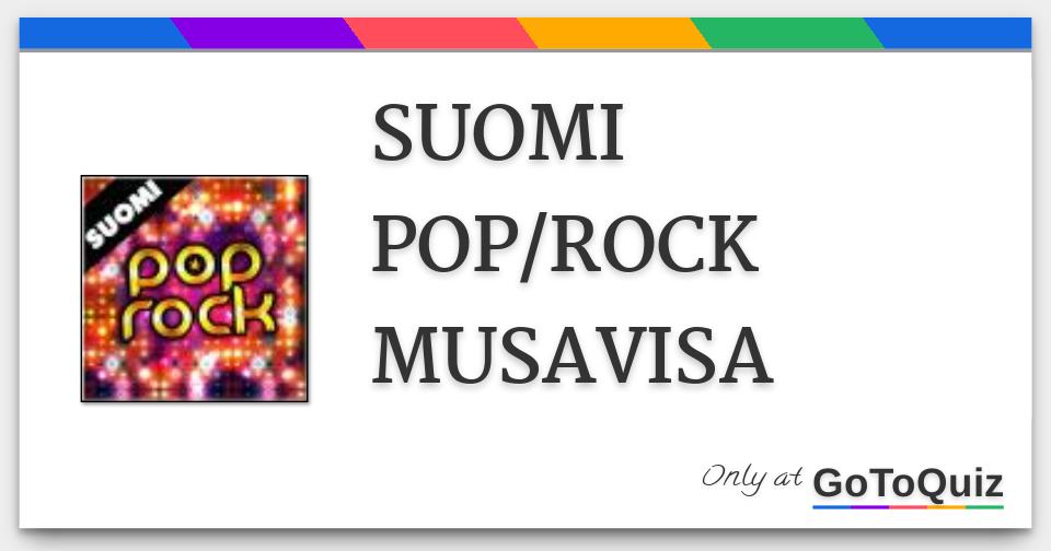 SUOMI POP/ROCK MUSAVISA