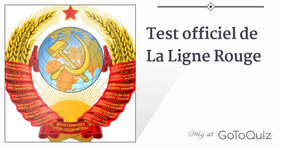 Test officiel de La Ligne Rouge