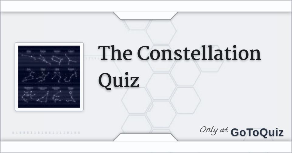 The Constellation Quiz