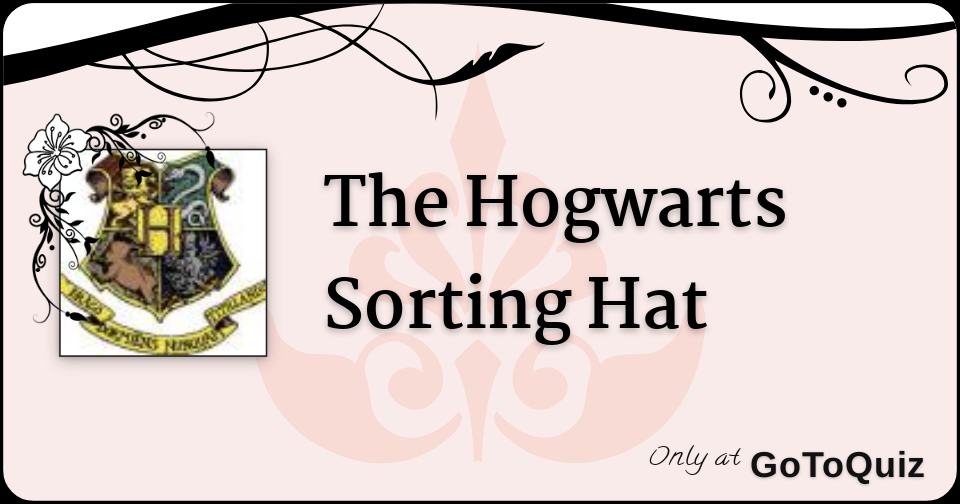 The Hogwarts Sorting Hat