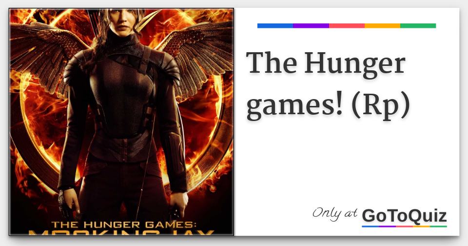 The Hunger games! (Rp)