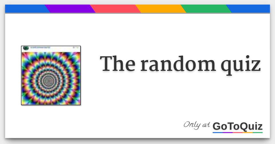 The random quiz